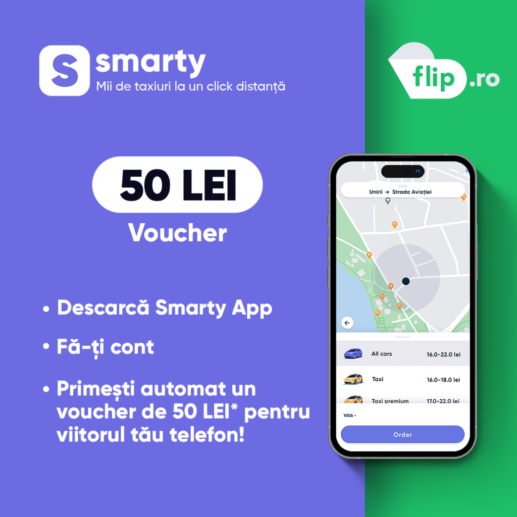 Smarty App și Flip.ro inițiază o campanie de vouchere - Smarty App